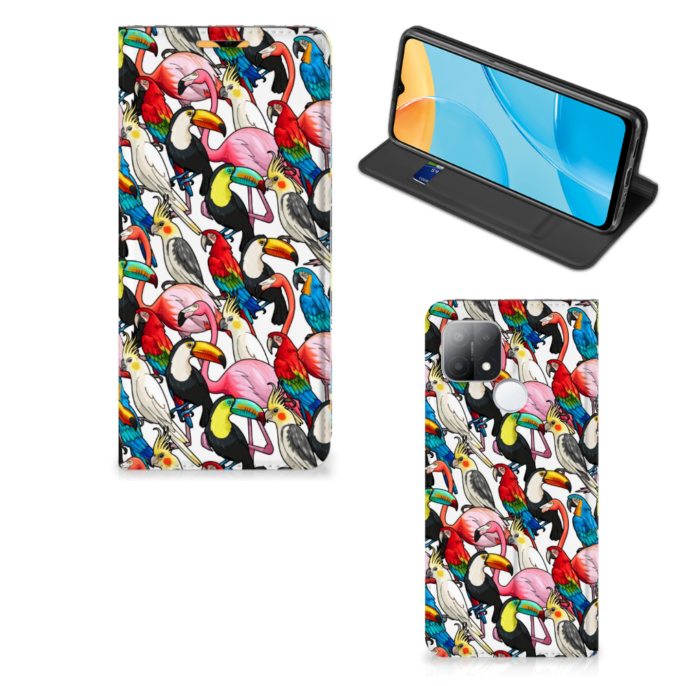 OPPO A15 Hoesje maken Birds – B2ctelecom