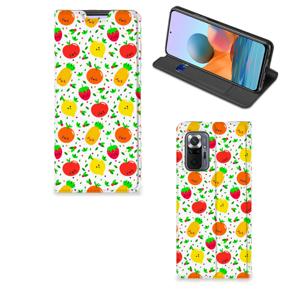 Xiaomi Redmi Note 10 Pro Flip Style Cover Fruits – B2ctelecom